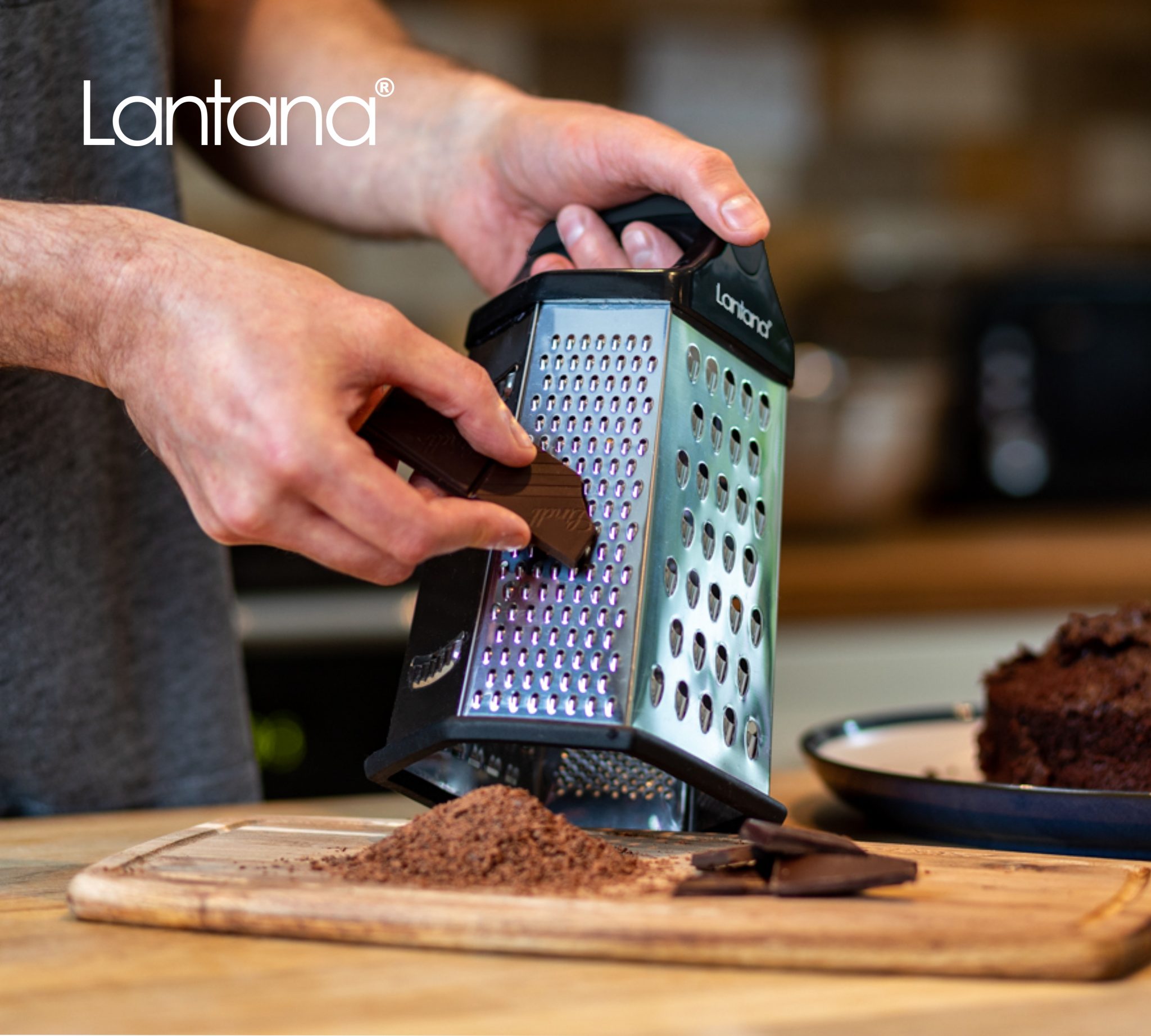 Lantana 6 Sided Grater with Container - Lantana Kitchenware
